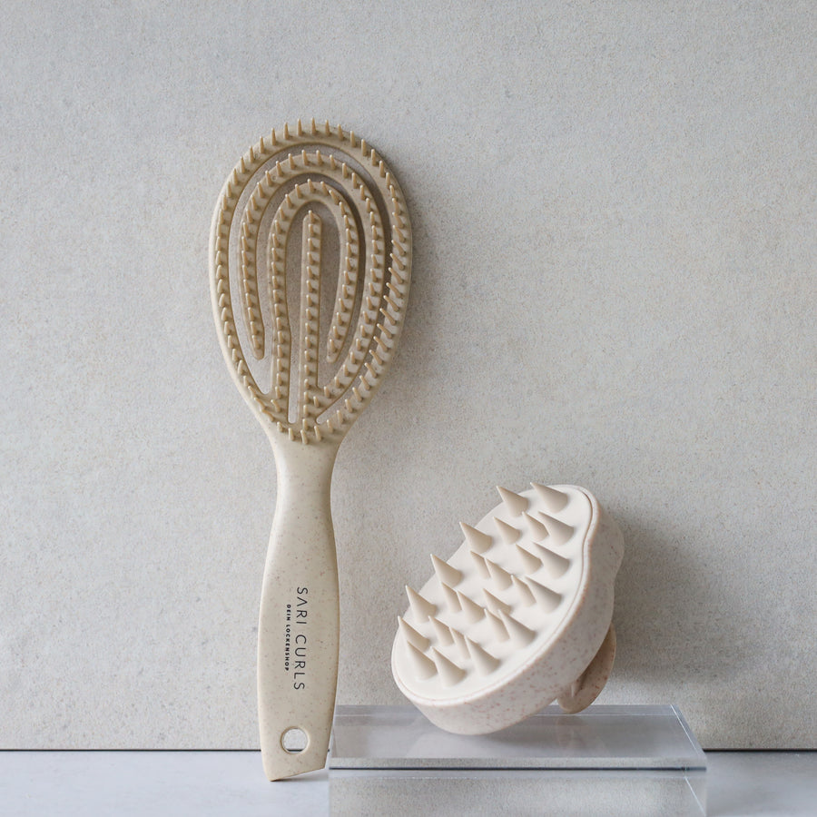 SARI CURLS | Scalp & Detangle Brush Set